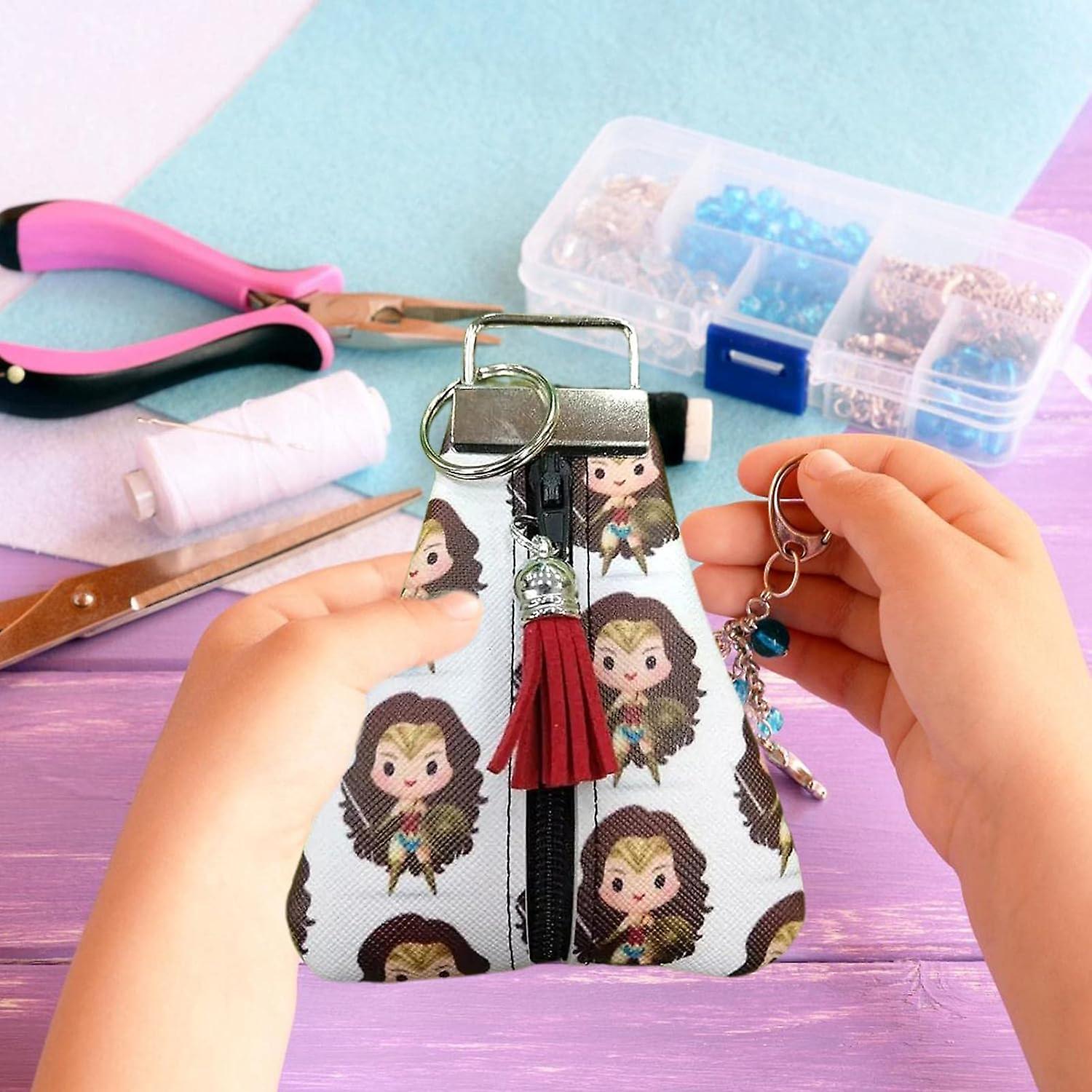 Key Pouch Template - Cute Triangle Key Fob Pouch Template for Sewing ...