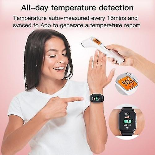 Smart watches smart sport band forehead wrist thermometer fitness ...