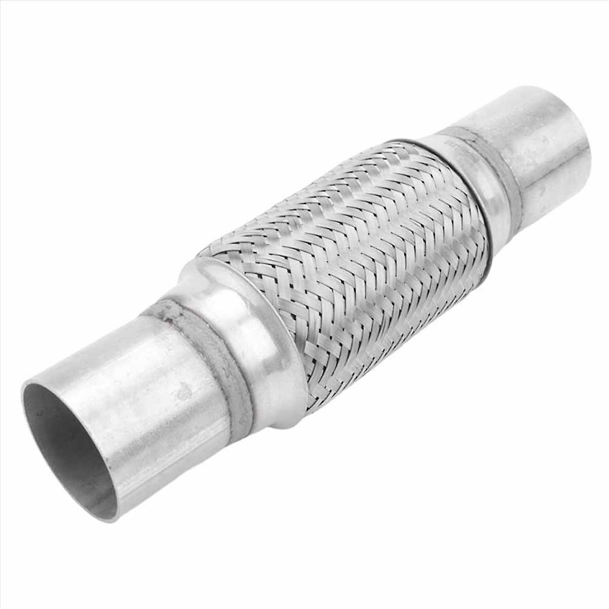 Exhaust Flex Pipe Stainless Steel Double Braid 2 X 6 Inch With Ends 10 ...