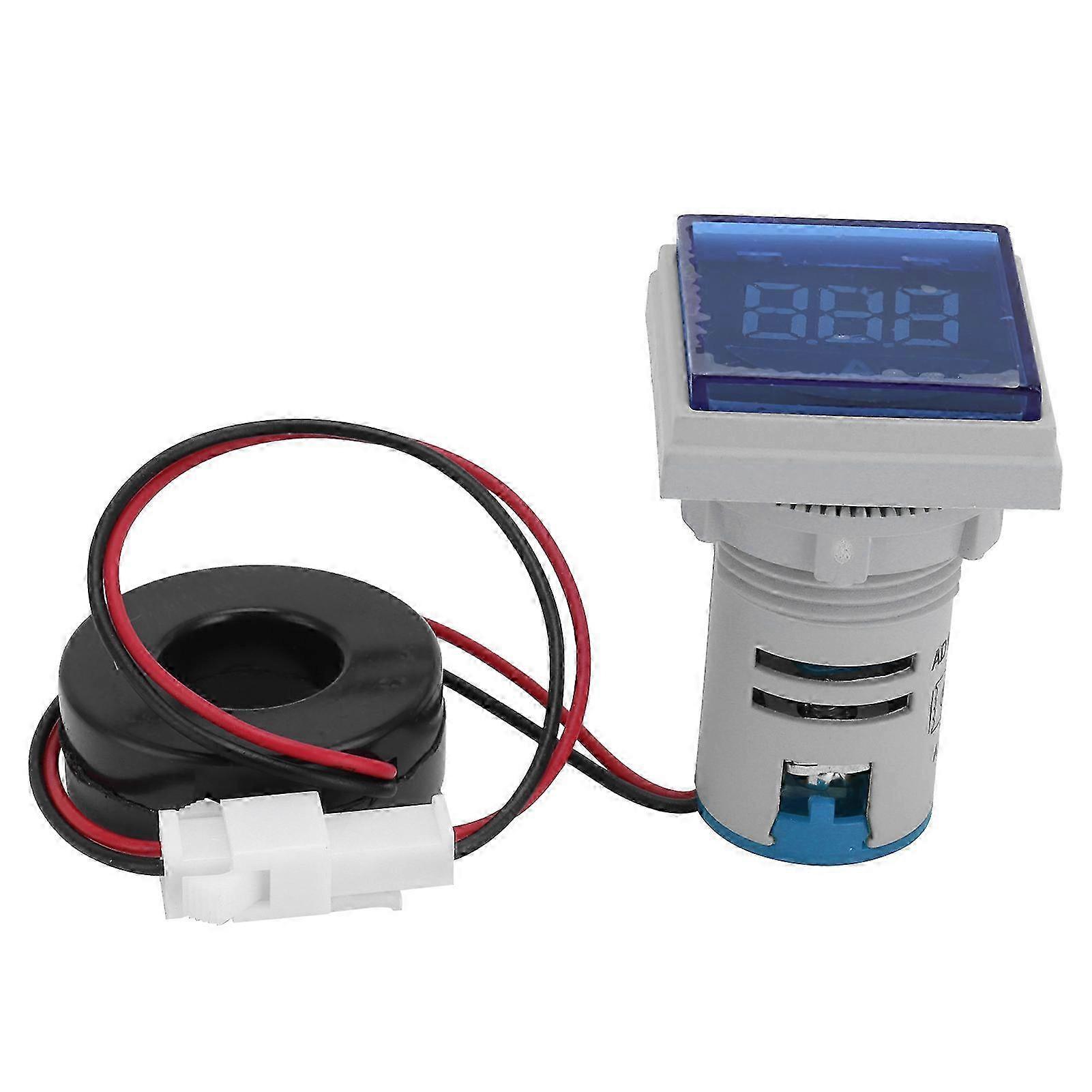 Digital Current Meter Ammeter Square Signal Indicator Light Lamp AC ...