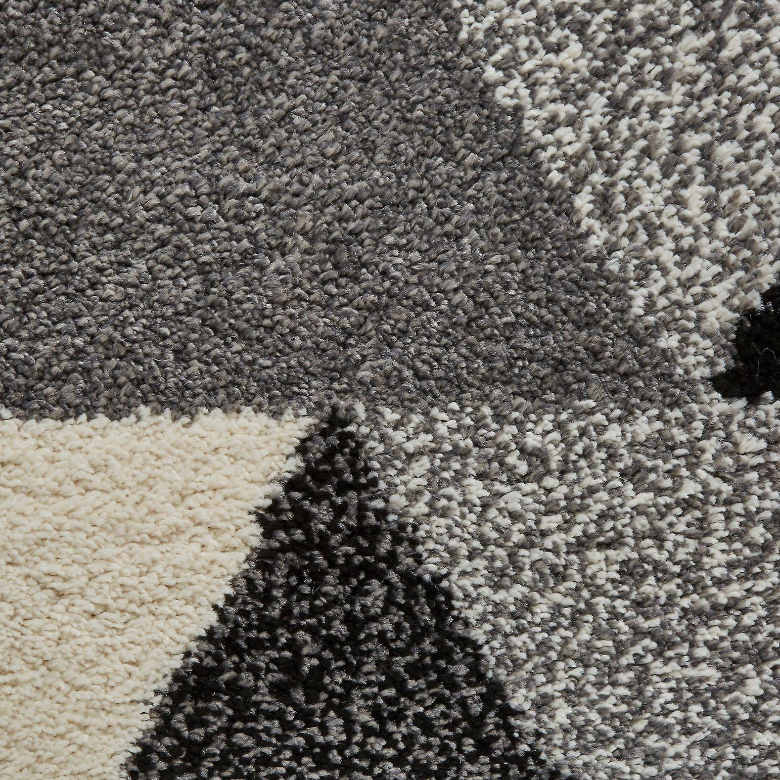 Royal Nomadic 7611 Black White Rectangle Rugs Plain/Nearly Plain Rugs ...