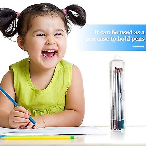 2 Pack Travel Size Toothbrush Case Holder Portable Transparent ...