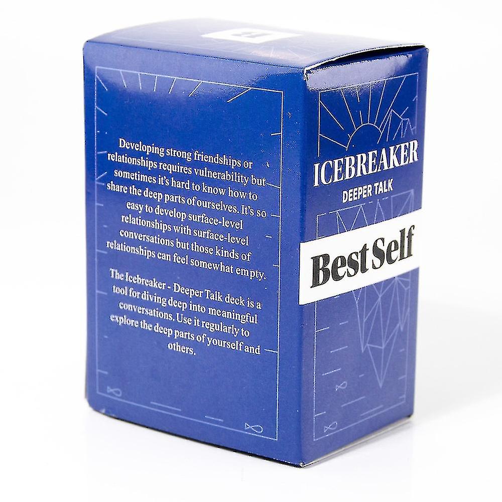 150 Cards Icebreaker Deeper Talk Deck By Bestself Conversation Party ...