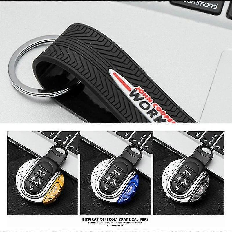iJDM JCW Car Key Cover For mini cooper key cover keycase key chain For ...