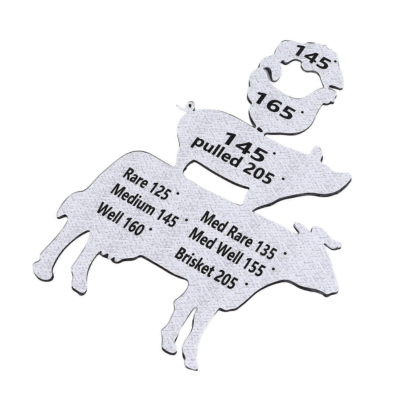 Meat Temperature Magnet Animal Internal Temperature Guide Acrylic Beef ...