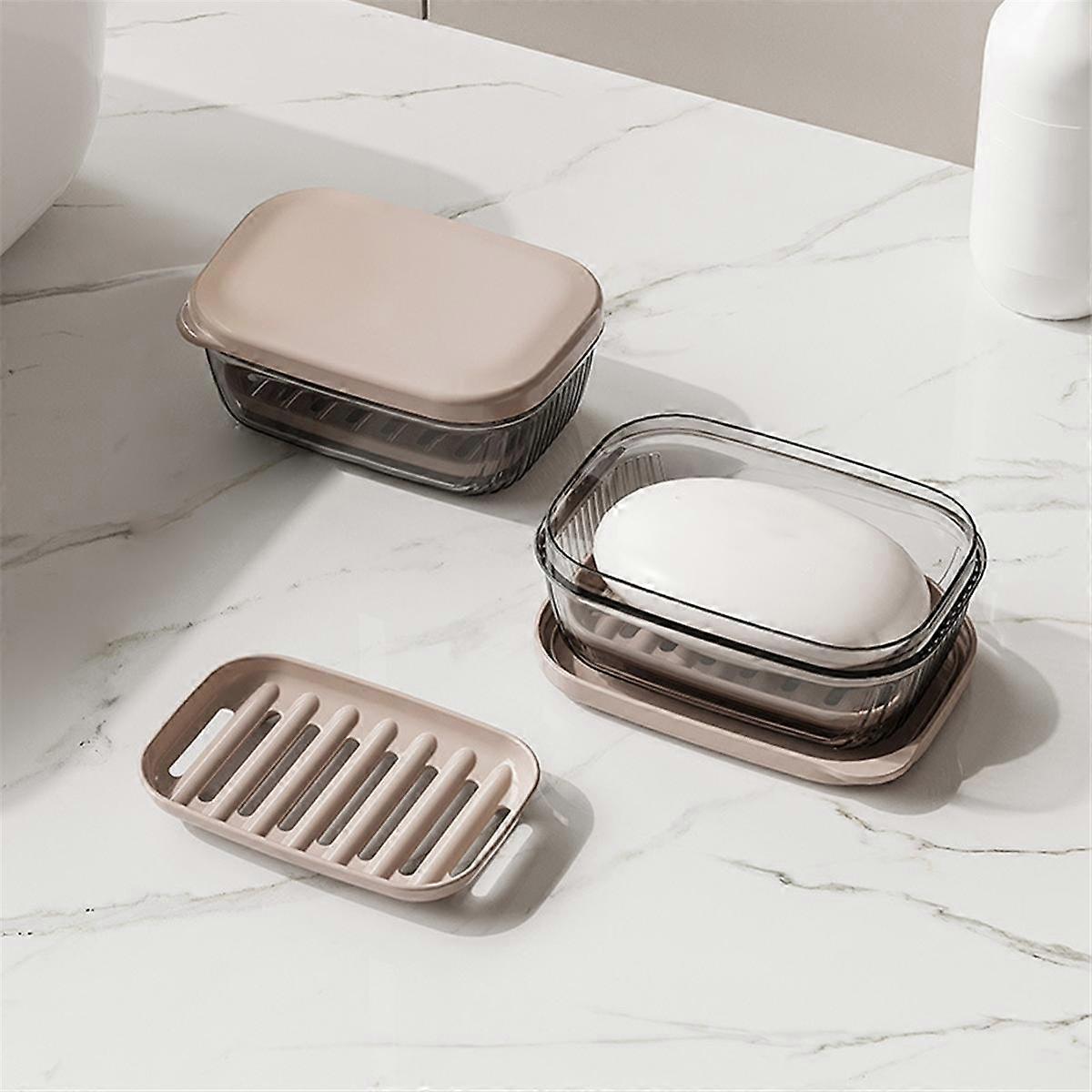 Travel Soap Case, Leakproof Soap Container with Lid, Portable Bar Soap ...