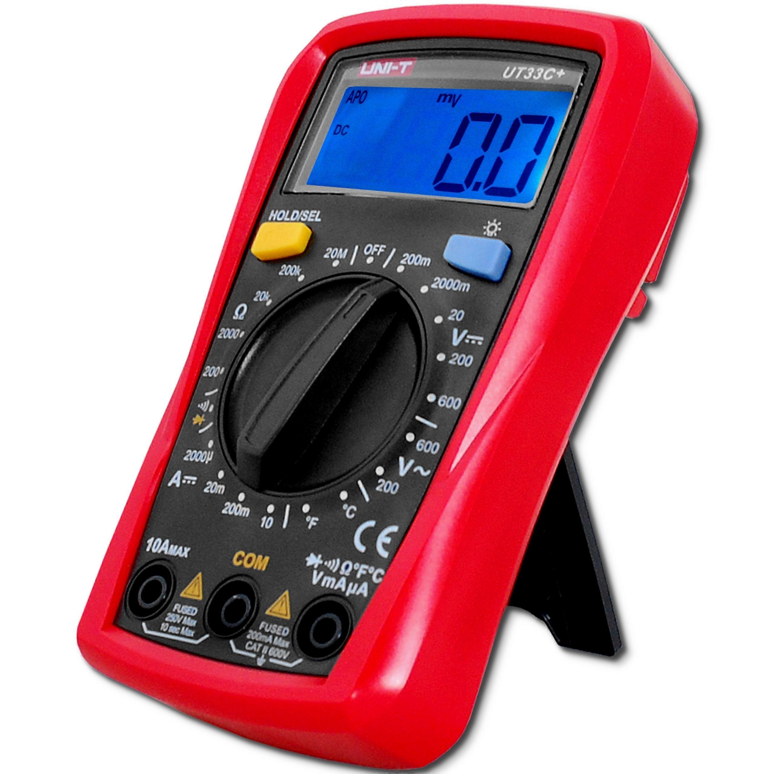 Uni T Ut33c+ Handheld Digital Multimeter 1999 Counts Professional ...