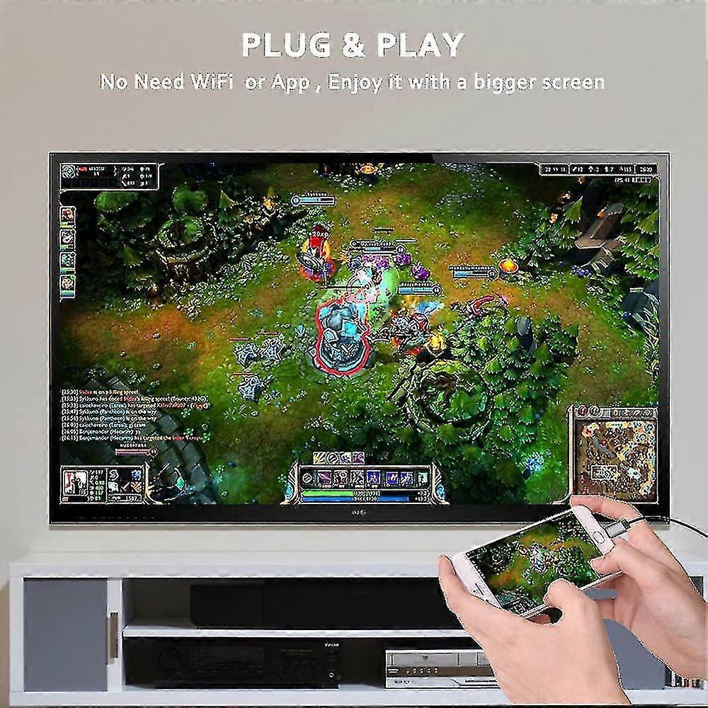 Hdmi Adapter Usb Type-c Cable Mhl 4k Hd Video Digital Conversion Cable | Fruugo UK