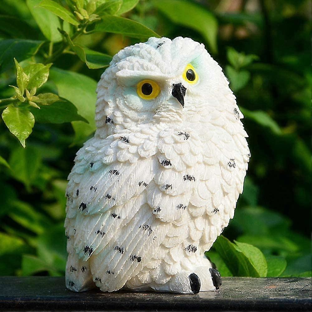 Owl - garden statues and figures outdoors,figure owl decor - white ...