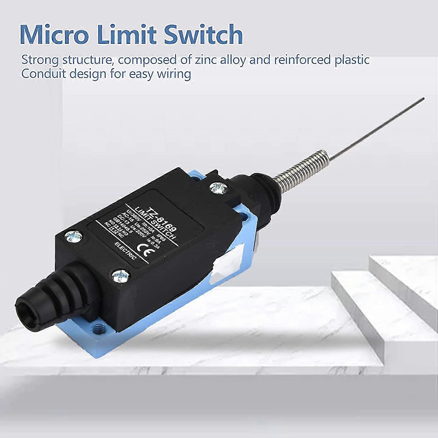Micro Limit Switch 1no+1nc 250v 6a Waterproof Momentary Limit Switch ...