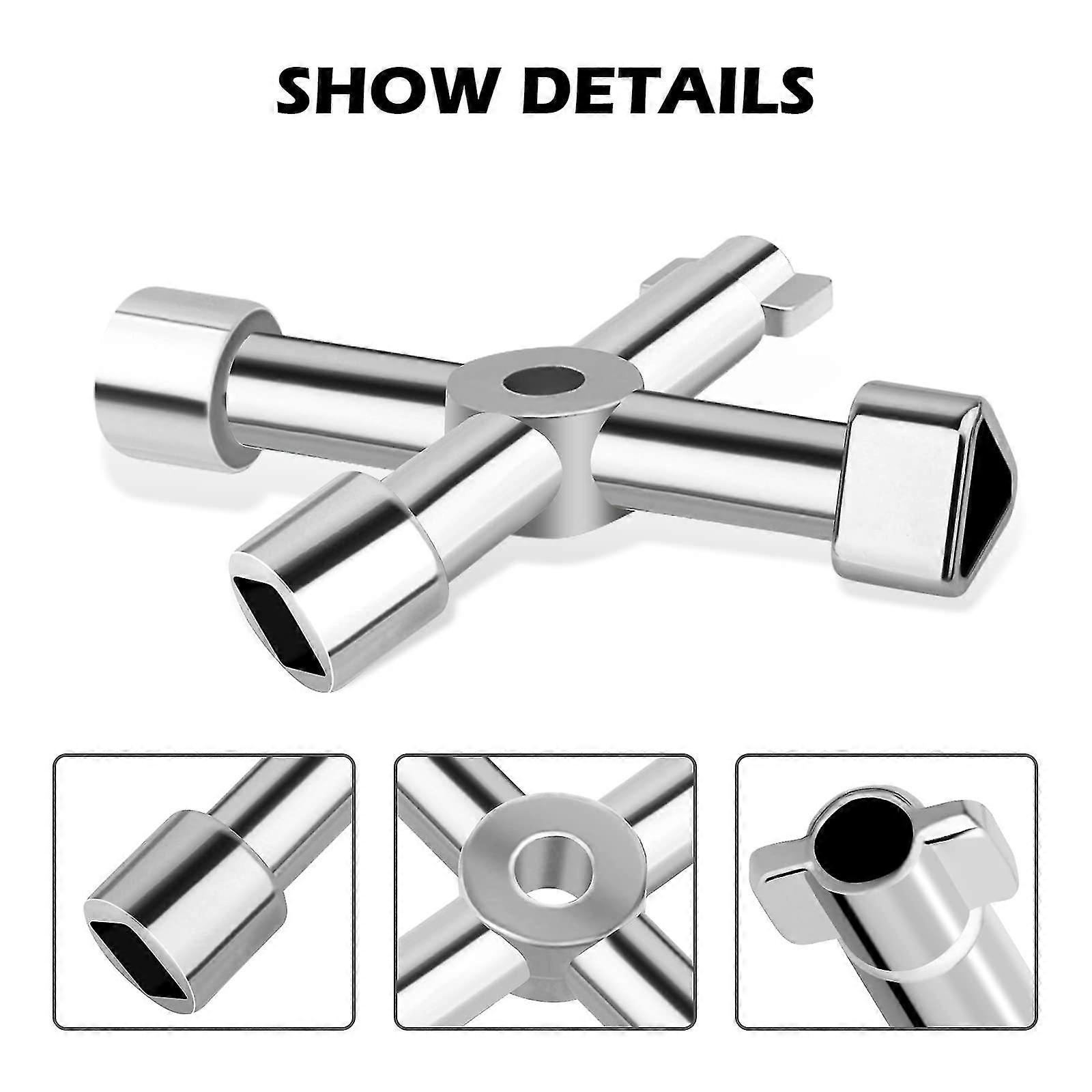 Cross Key, 4 Way Multifunction Key, Universal Key For Electric Cabinet ...