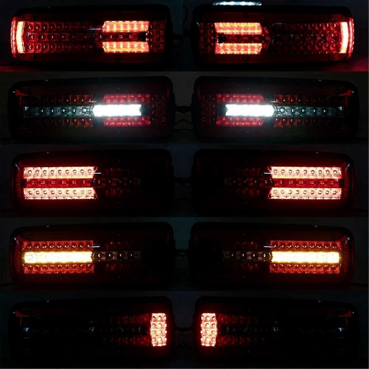 24v Led Truck Right Rear Bumper Tail Light Brake Signal Light For Man ...