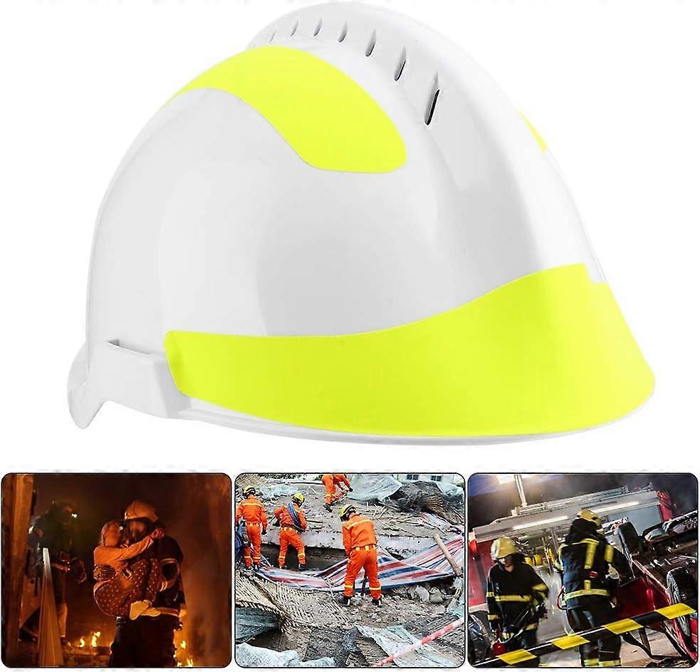 Fire Fighter Safety Helmet, Anti-Impact Rescue Hard Hat and Workplace ...