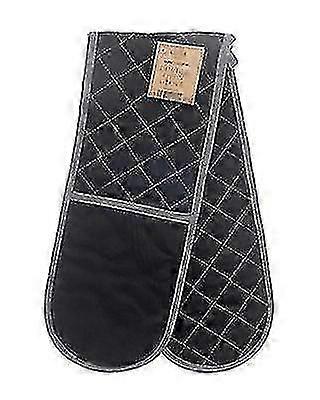 Country Club Chef Double Oven Glove Black | Fruugo UK