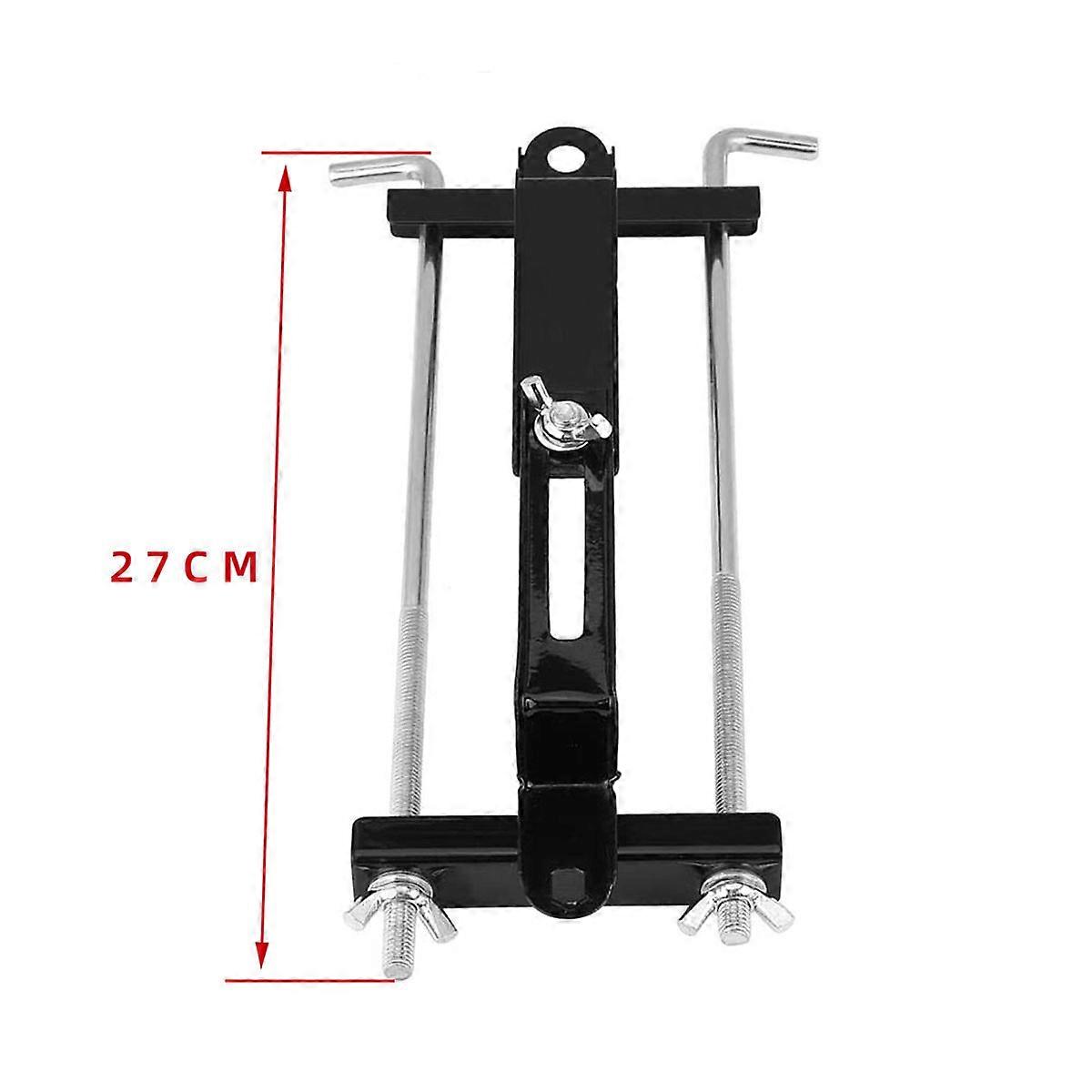 Car Battery Hold Down Clamp Kit 27cm Rack Black Stable Holder ...