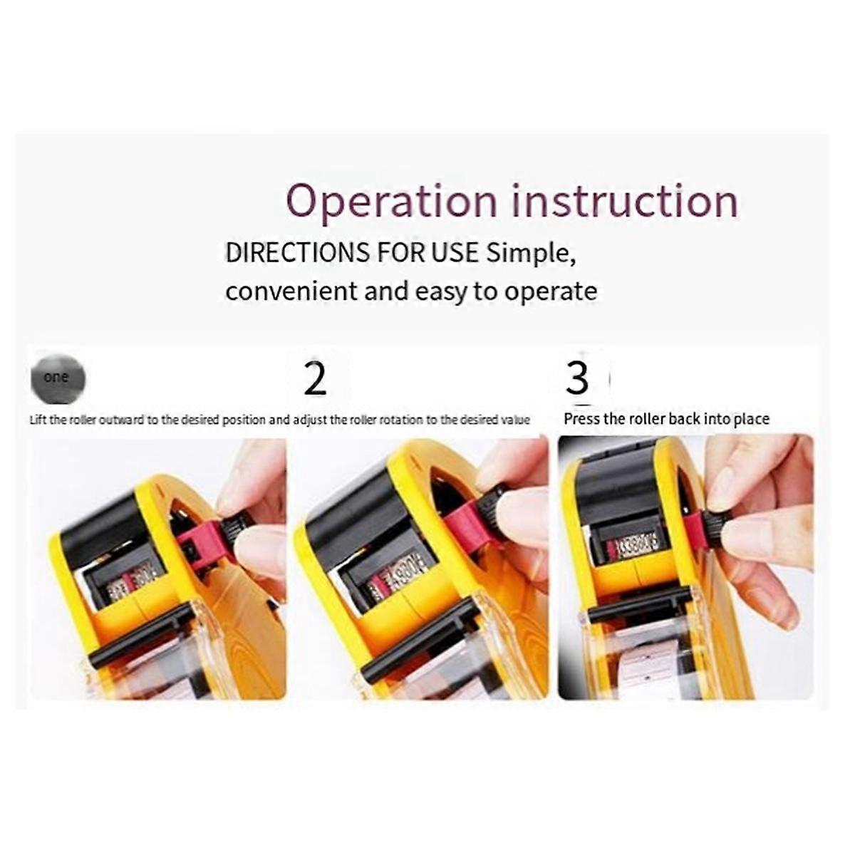 8-Bit Handheld Price Tag Machine, Price Tag Machine Suitable for Retail ...