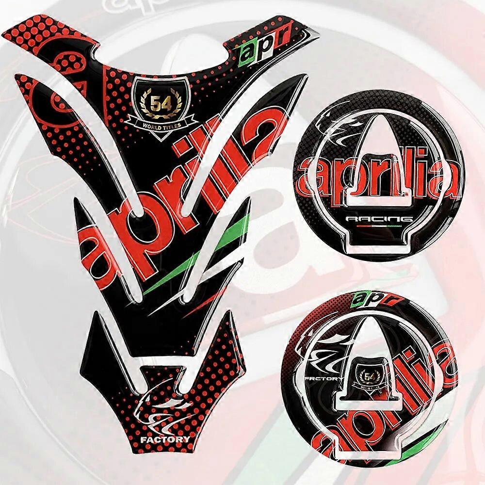 3D Motorcycle Fuel Tank Pad Stickers Protector Cover Decal For Aprilia ...
