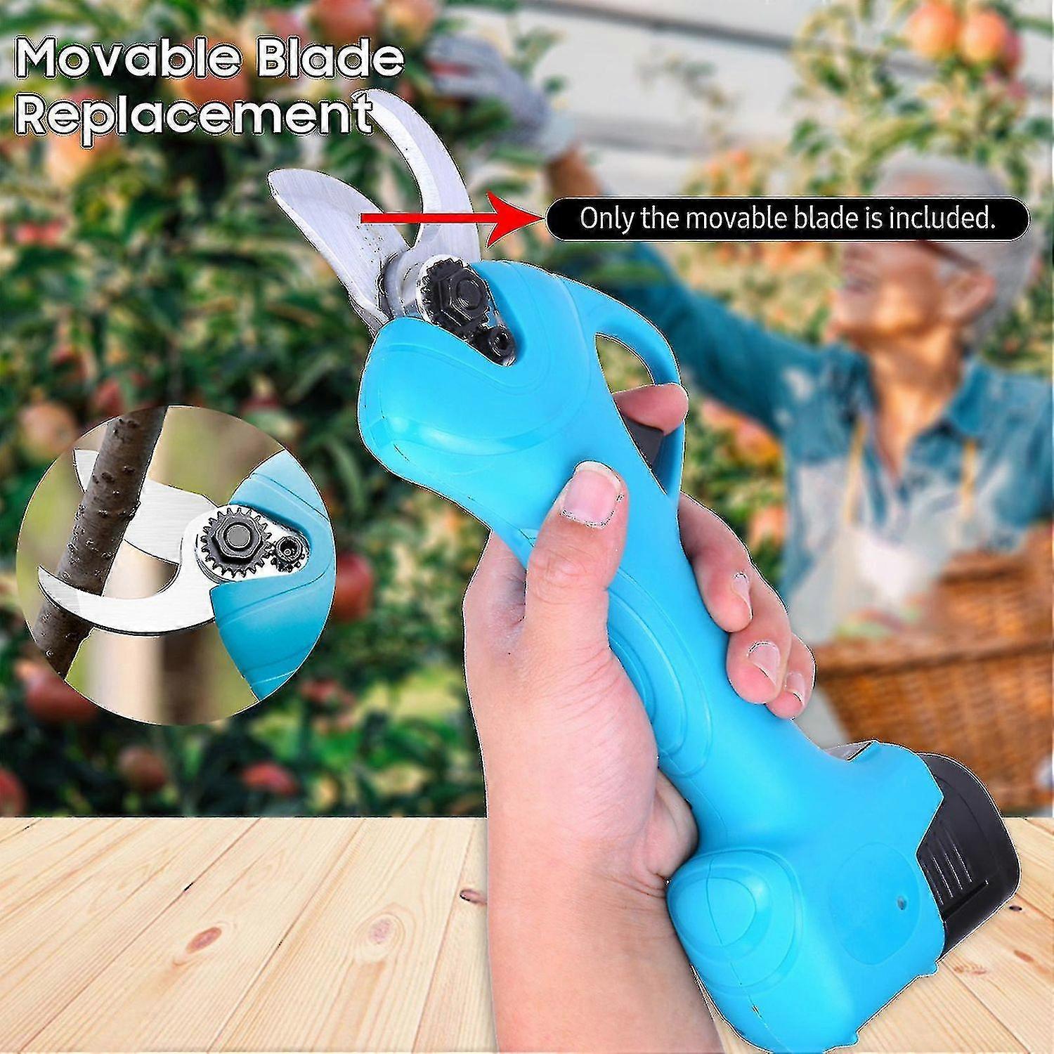 Portable Cordless Electric Pruning Shears Rechargeable Battery Powered ...