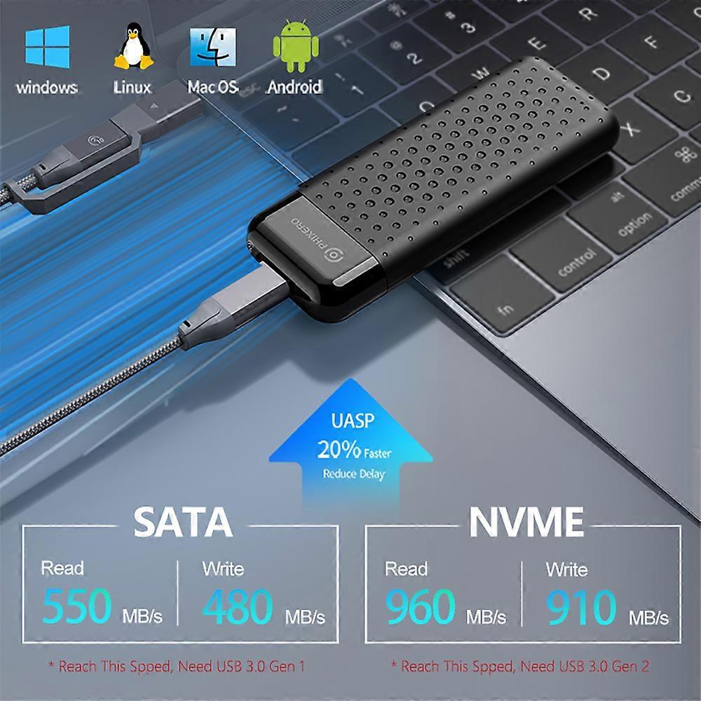 ORICO M2 SSD Enclosure NVMe 10Gbps PCIe SSD Box for M.2 NVMe SSD Disk ...