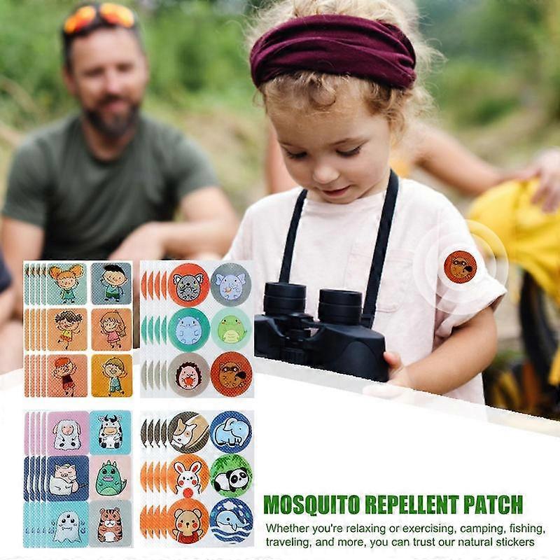144pcs Cartoon Mosquito Patch | Pure Plant Essential Oil | Anti ...