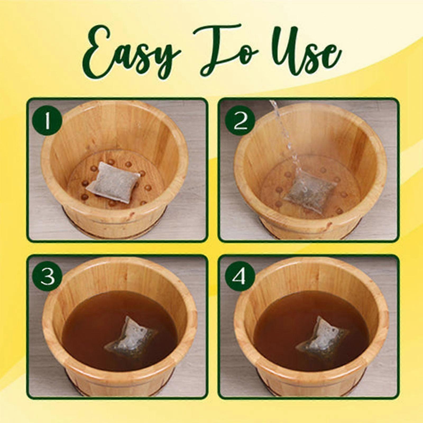 Leg Slimming Foot Bath Lymphatic Drainage Cleansing Ginger Foot Soak ...