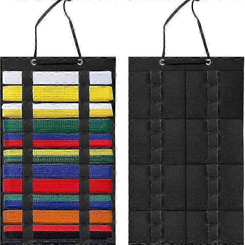 Martial Arts Belts Wall Hanging Storage Karate Belt Display Holder ...