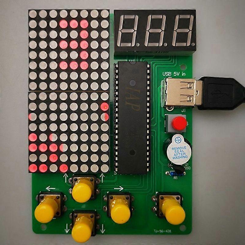 DIY Pixel Game Maker Kit Electronics DIY Soldering Project Practice ...