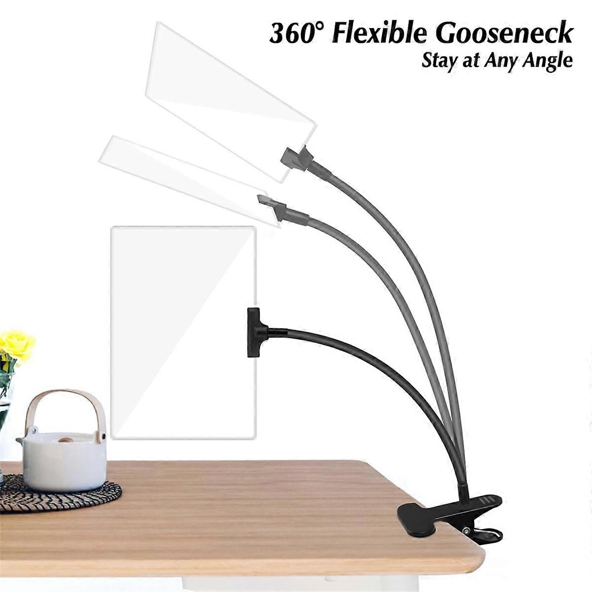 5X Magnifying Glass with Clip, 6x3.5 Inch Magnifier with Clamp ...