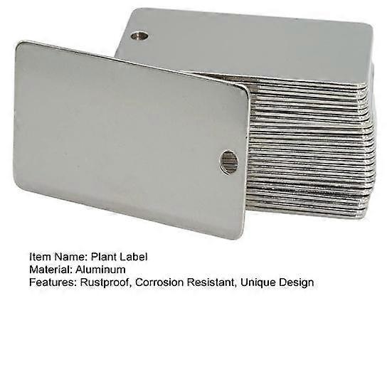 50Pcs Aluminum Tree Tags Metal Plant Labels Rustproof Anti-oxidation ...