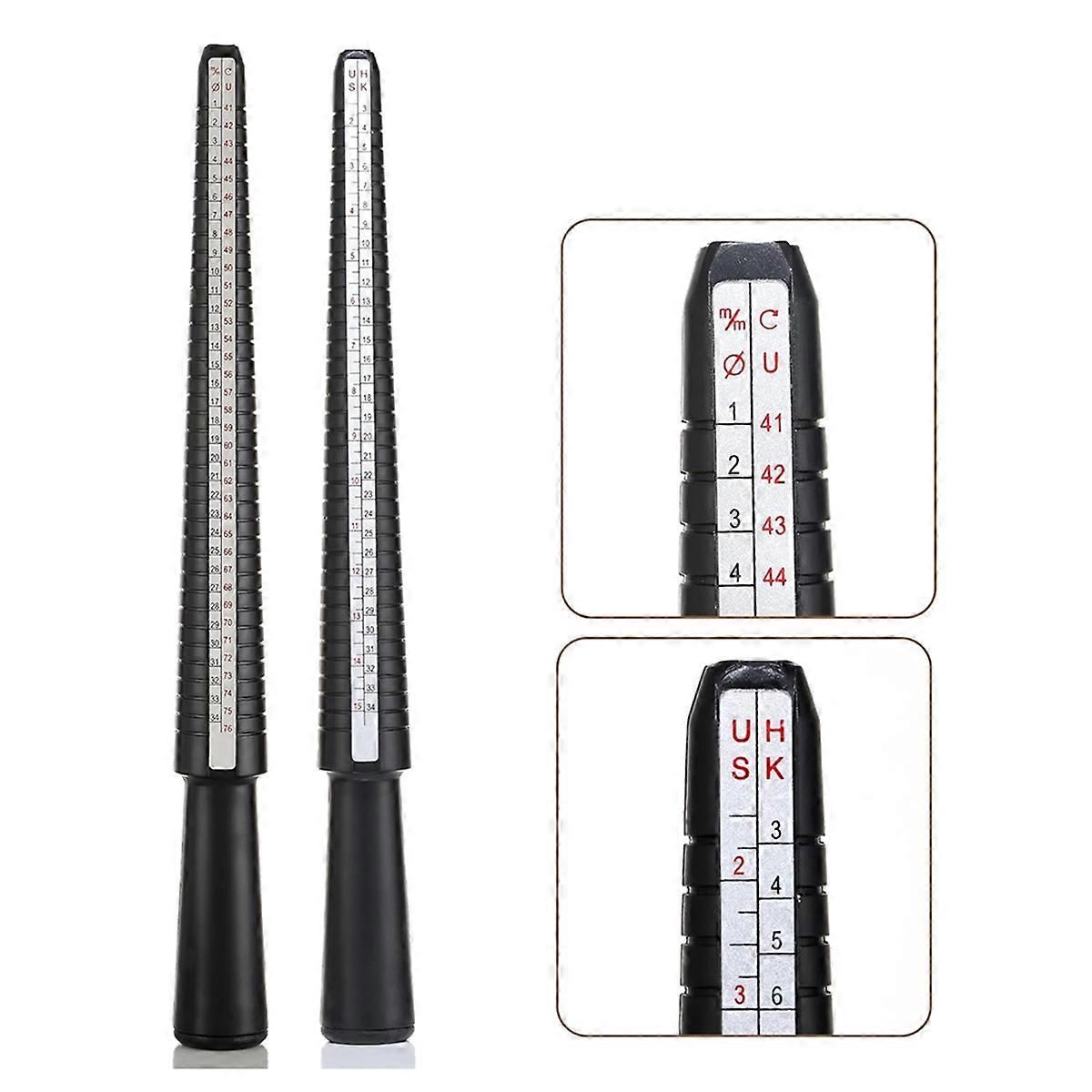 Ring Sizer Measuring Tool Kit, Plastic Ring Mandrel, Reusable Finger ...