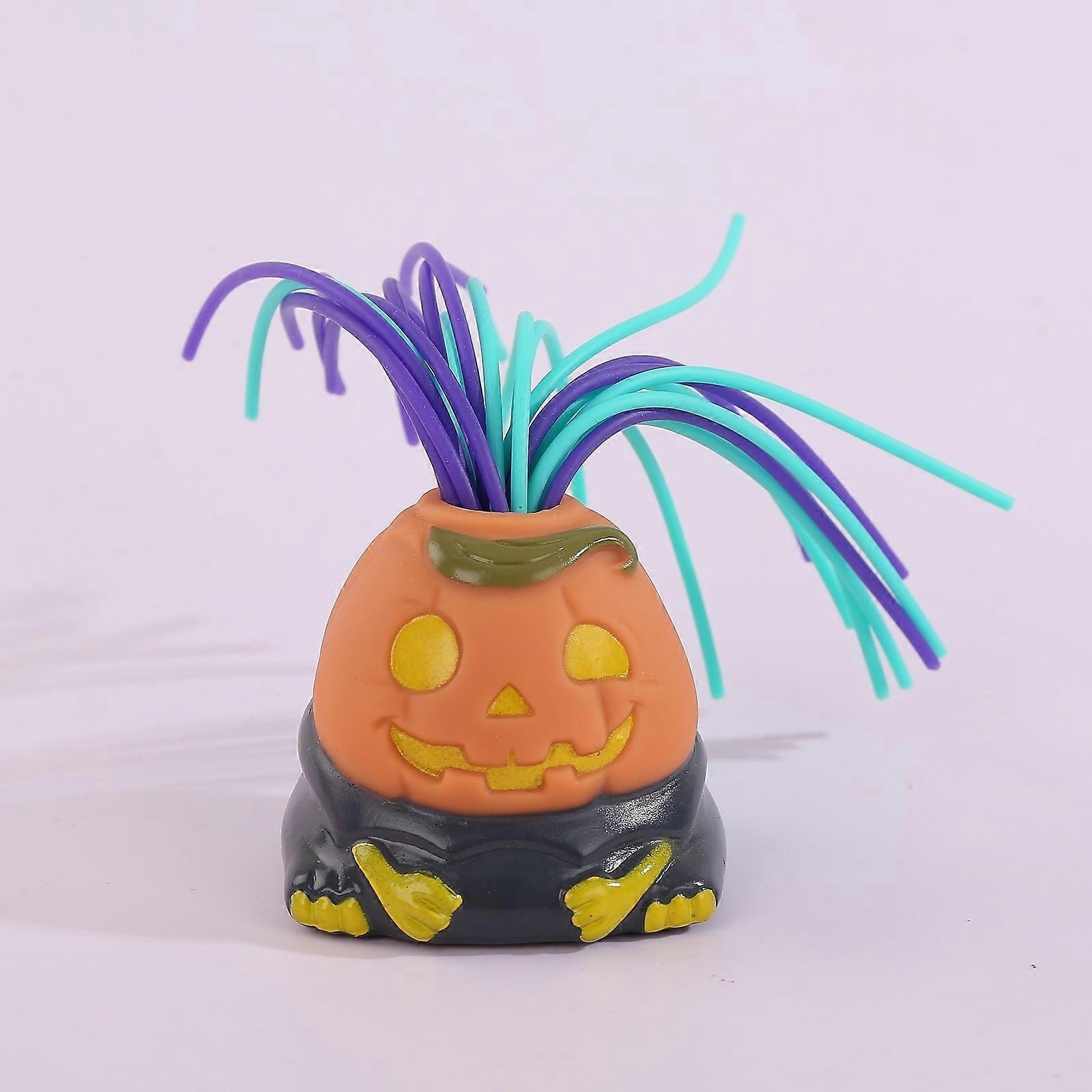 Screaming Toy Hair Pulling Decompression Toy Desk Figurine Halloween ...