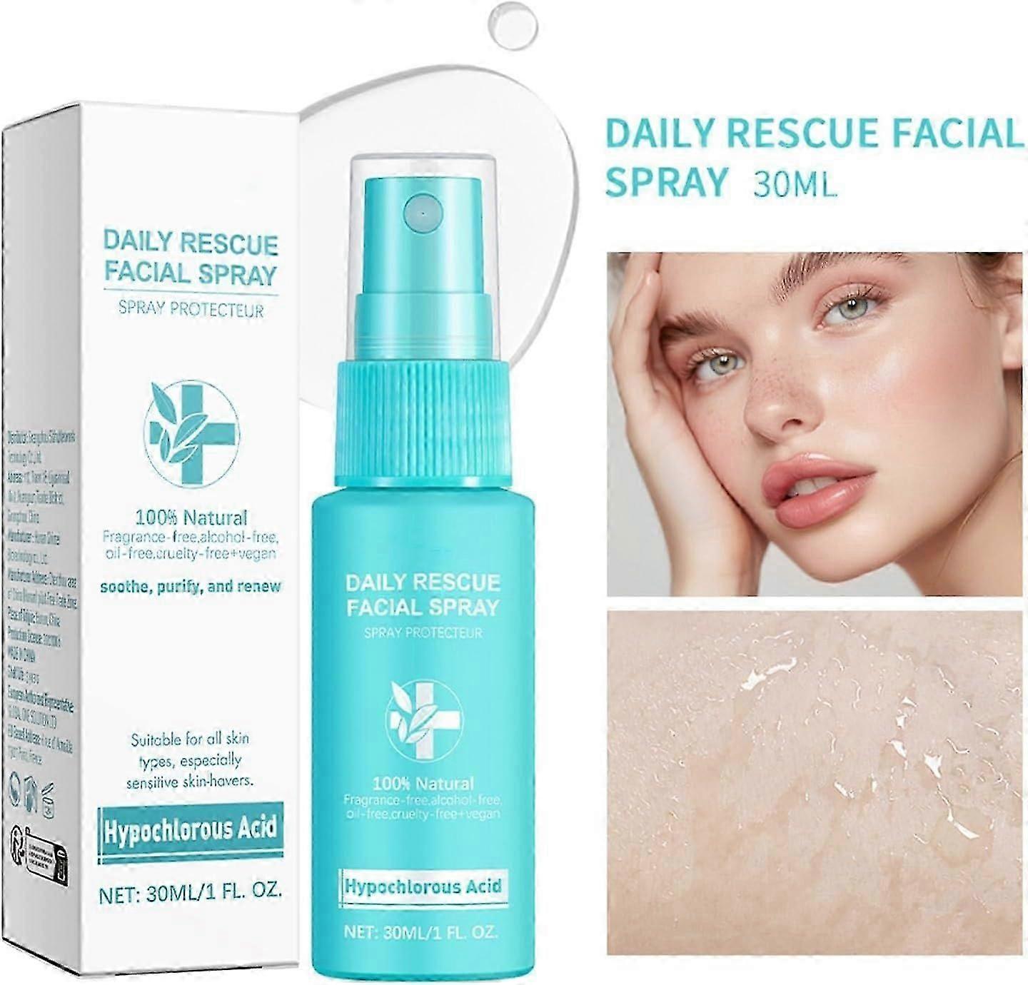 Skin Renew Face Spray, Hypochlorous Acid Face Spray, Facial Toner with ...