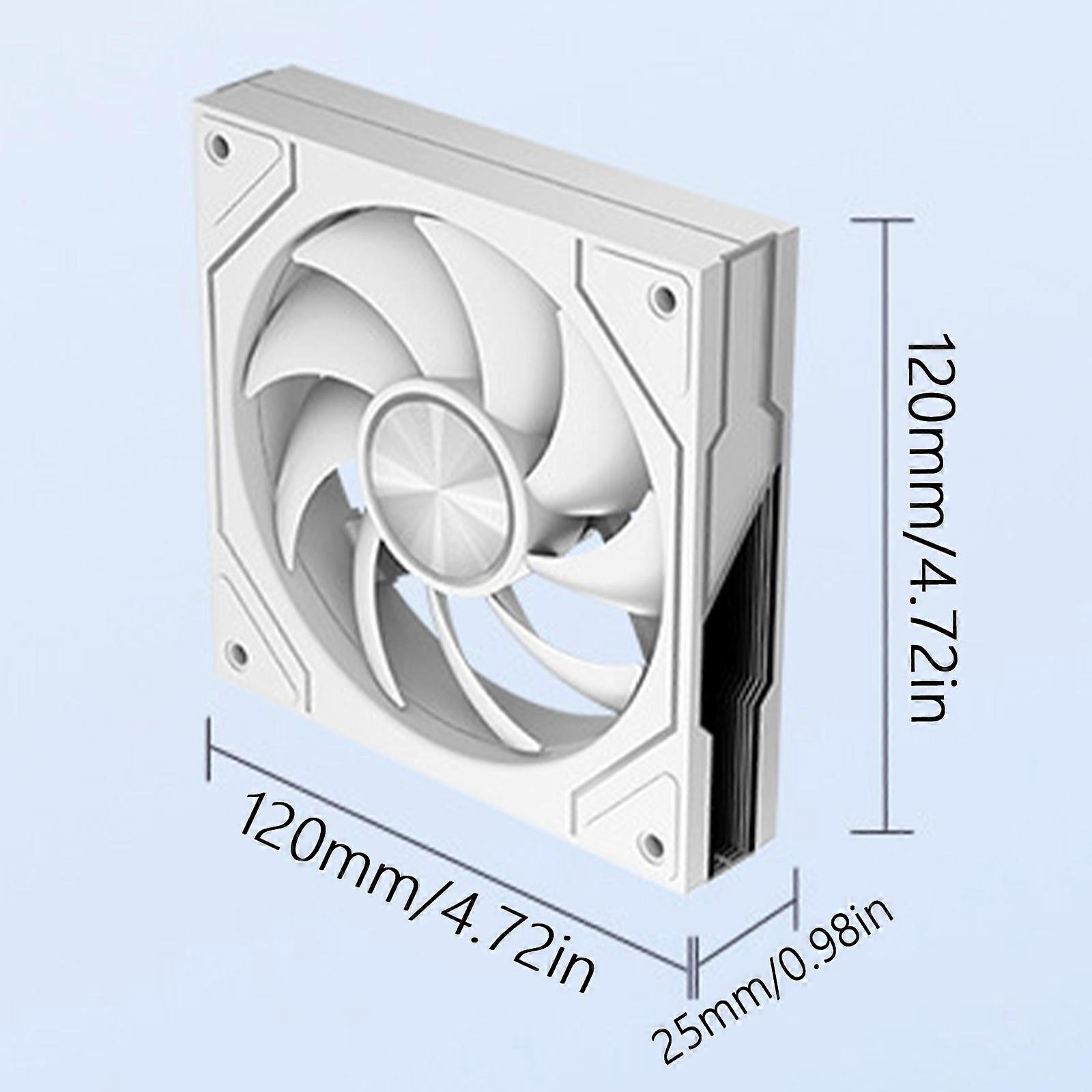 Advanced Cooling 120mm PWM PC Fan with ARGB Lighting, Infinitys Mirror ...