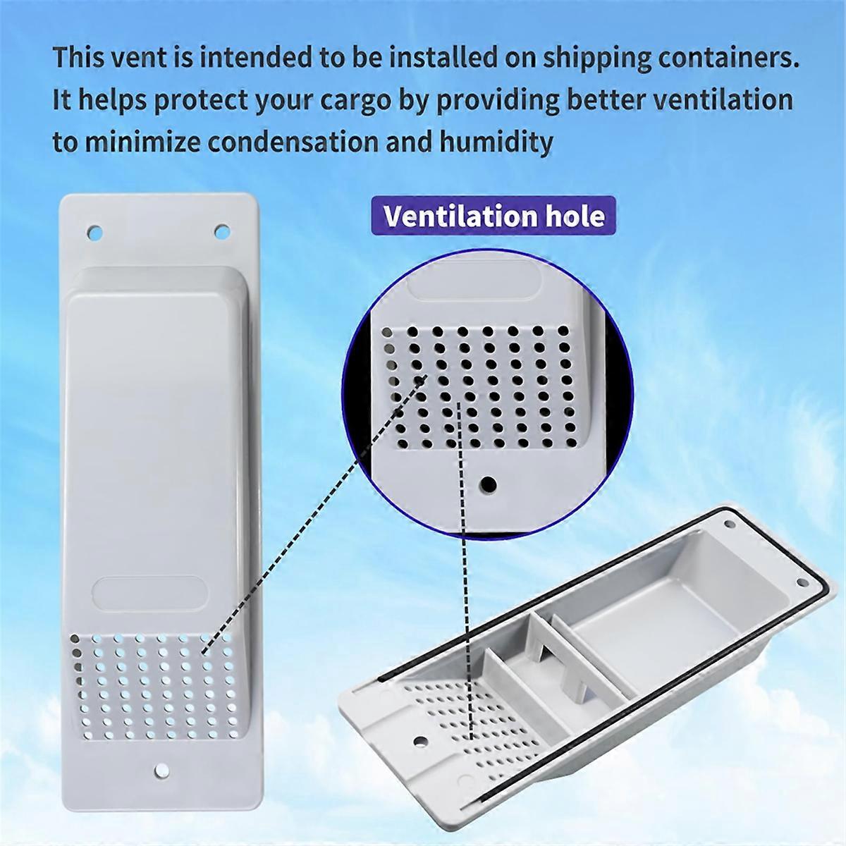 8 Pack Container Air Vent,Reduce Heat and Humidity for Cargo Containers ...