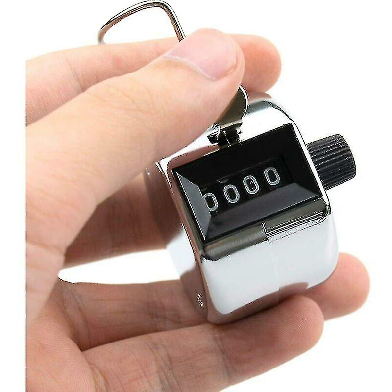 Set Of 6 Manual 4 Digit Mechanical Hand Ring Counters With Click ...