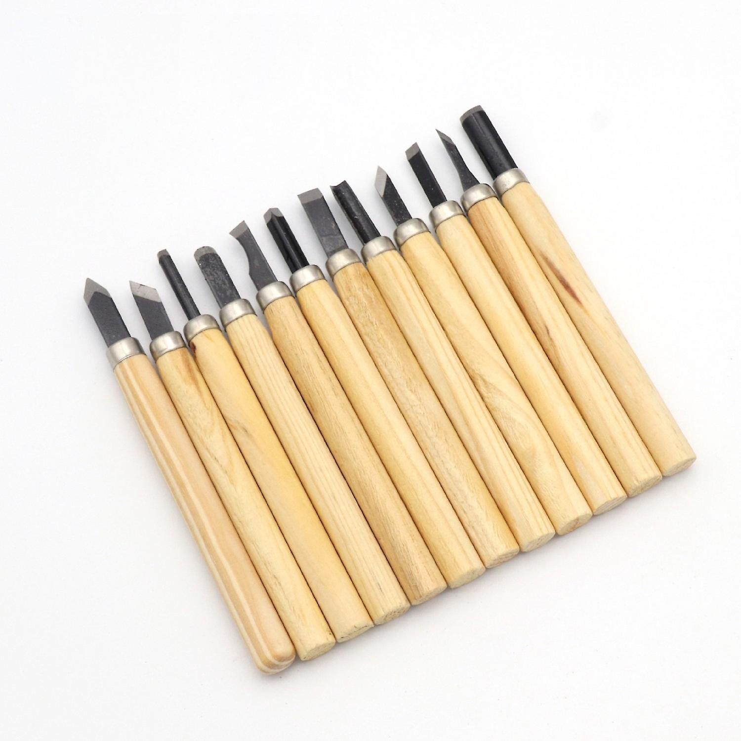 12Pcs Carving Chisel Sharp Blade Multi-purpose Manganese Steel High ...
