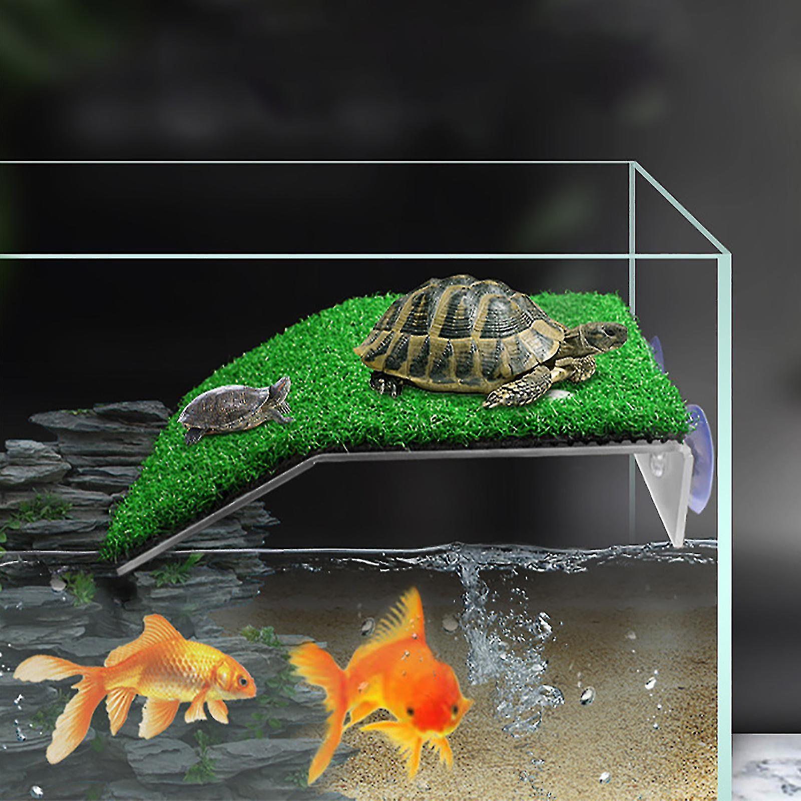 2023 New Turtle Ramp-turtle Basking Platform-aquarium Turtle Tank ...