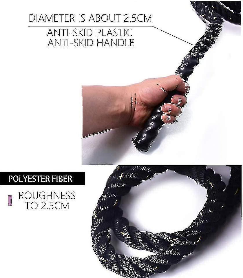 Heavy Skipping Rope, Battle Ropes, Weighted Jump Rope For Men Fitness ...
