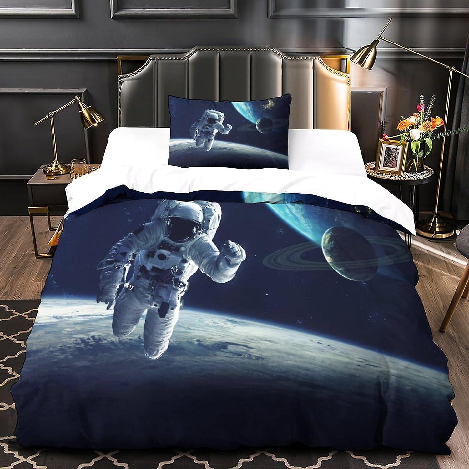 Cosmic Astronaut Bedding Duvet Cover Set Space 3D Printed Duvet ...