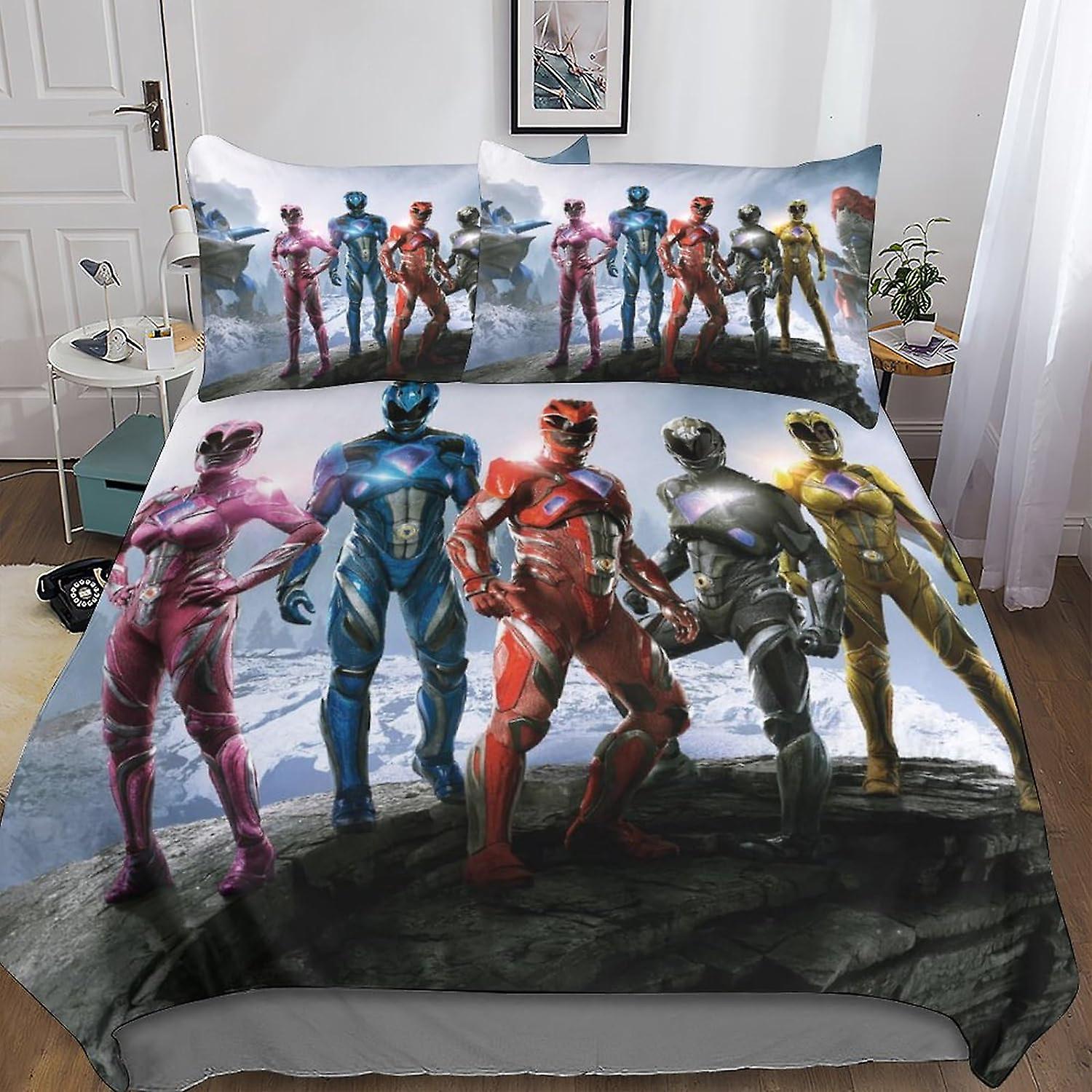 Power Rangers Duvet Cover Set 3D Bedding Set sci-fi Comforter Cover Set ...