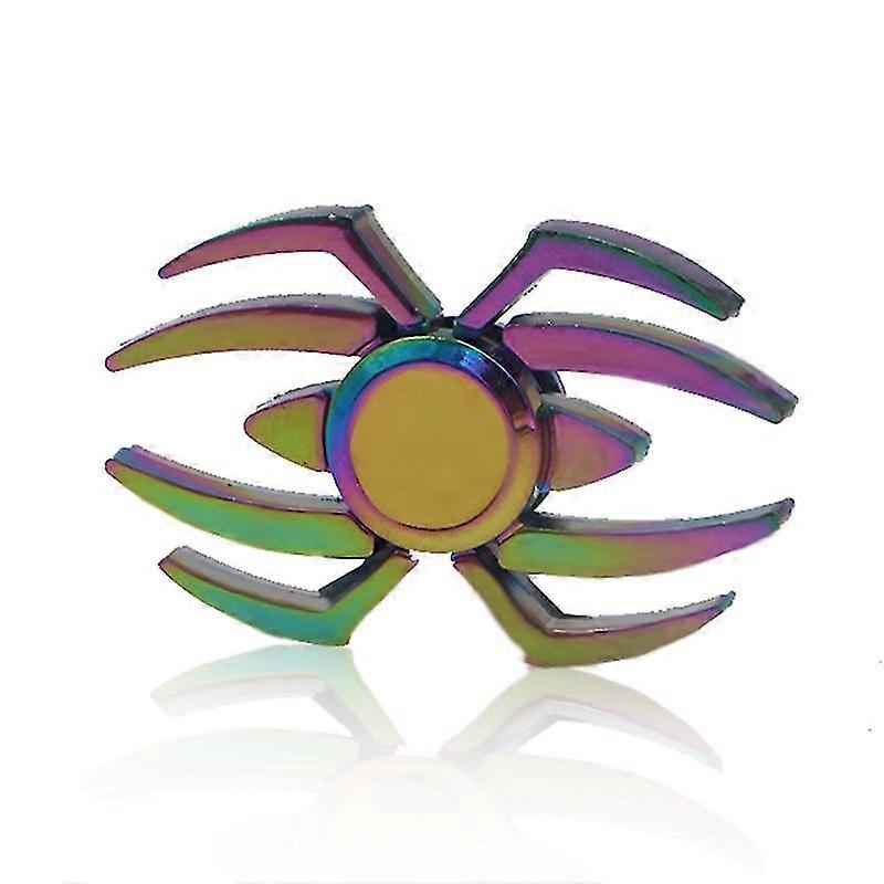 Rainbow Metal Finger Spinner Bearing Spinner Toy Adult Toys For ...