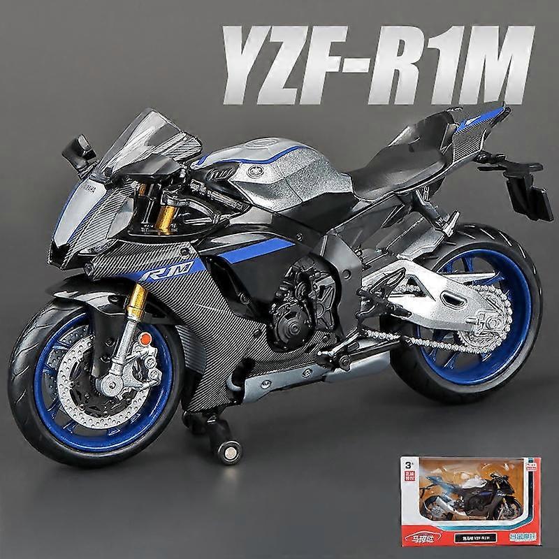 1:12 Yamaha YZF-R1M 60th Anniversary Motorcycle Model Toy Vehicle ...