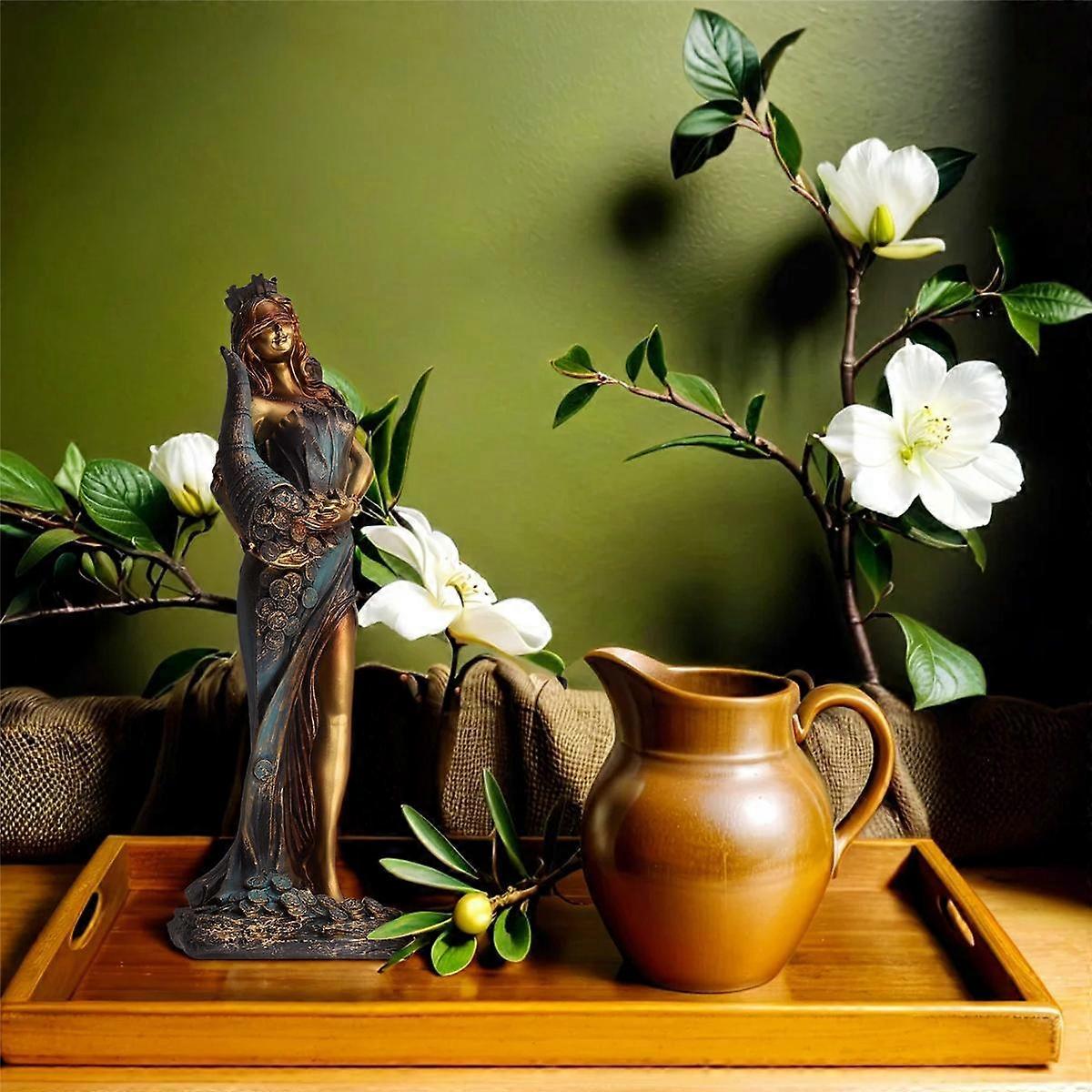 Blindfolded Fortuna Statue Ancient Greek Roman Goddess of Fortune ...