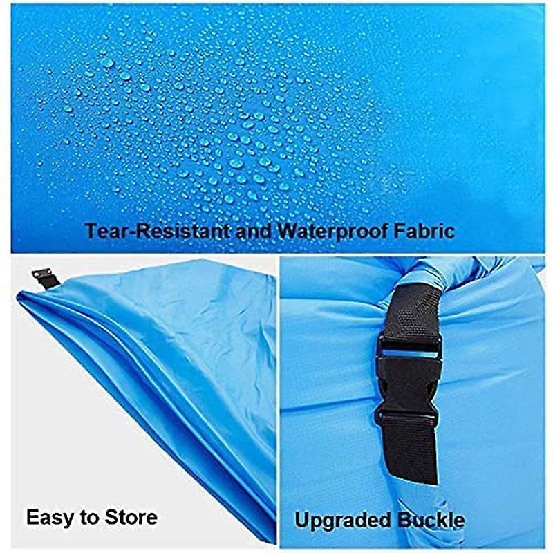 Outdoor Lazy Inflatable Sofa Inflatable Lounger Sleeping Bag Portable ...