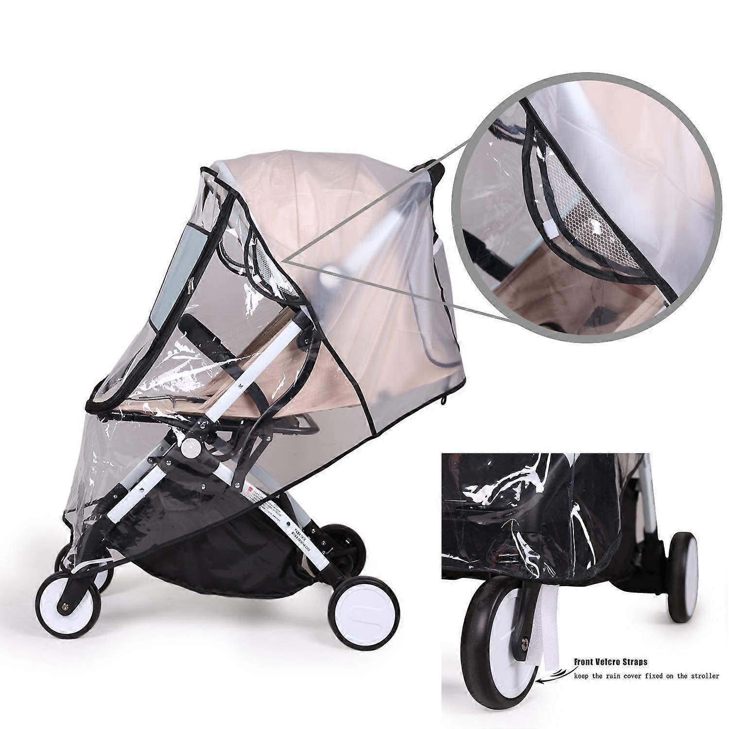 Stroller Rain Cover Universal, Weather , Windproof Waterproof, Protect ...