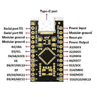 Atmega32U4 Type-C Mini Usb Pro Micro-for Atmega32U4 3.3V/16Mhz Module ...