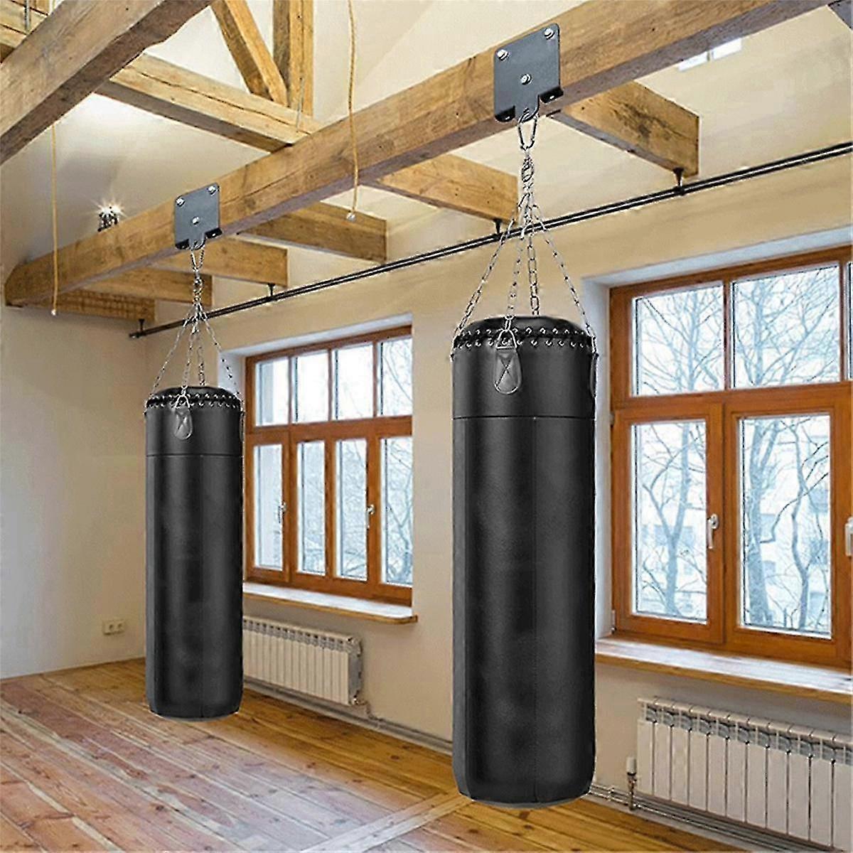 Heavy Duty Boxing Bag Holder Wall Mount Training Sandbag Hook 360 ...