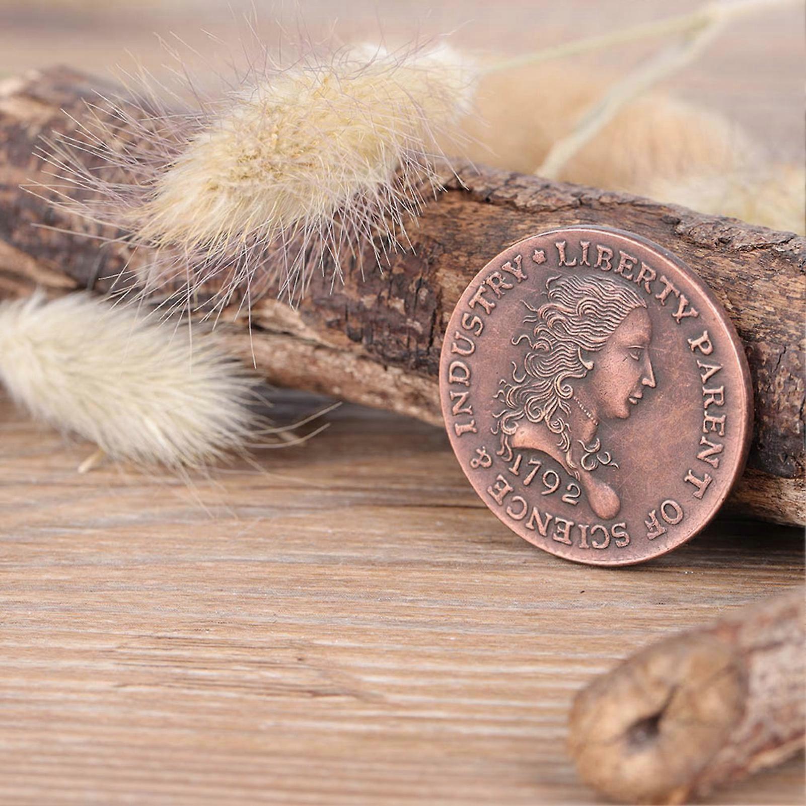 1792 United States 1 Cent Brass Vintage Collection Coin Commemorative ...