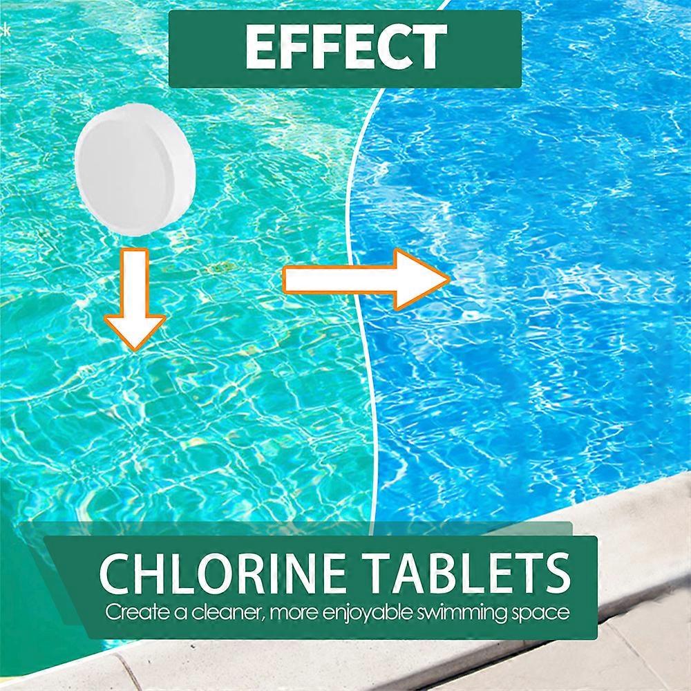 Multifunctional Chlorine Tablets, Suitable for swimming pool, Hot tub ...