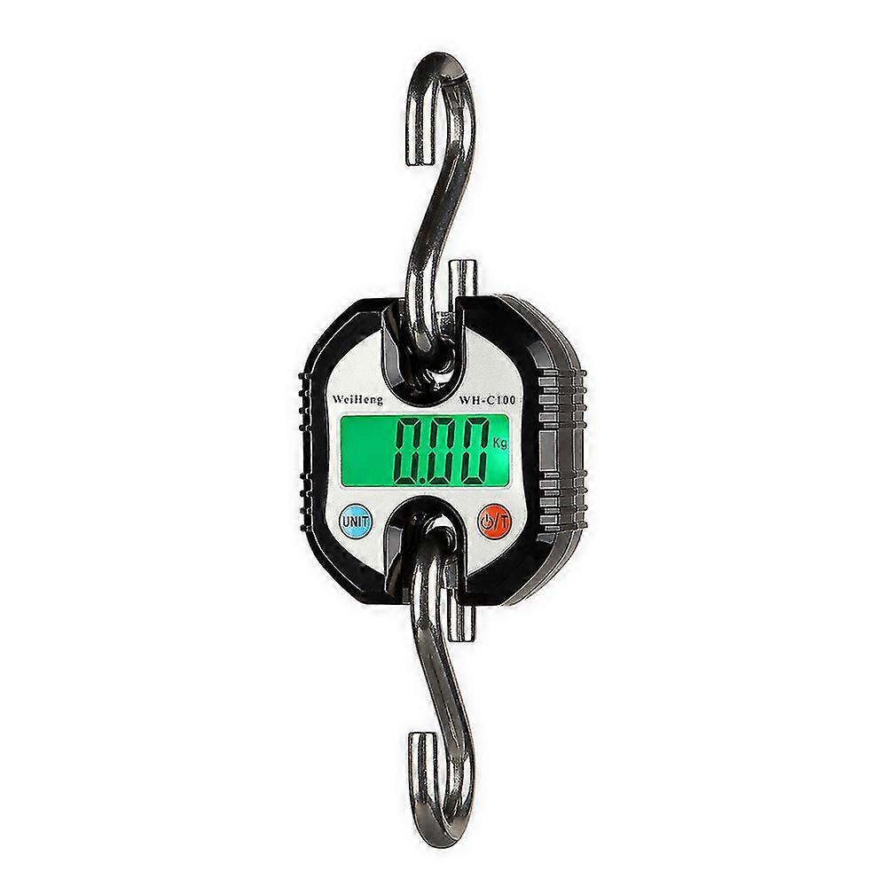 Wh-c100 Mini Heavy Duty Electronic Digital Stainless Steel Hook Scale ...